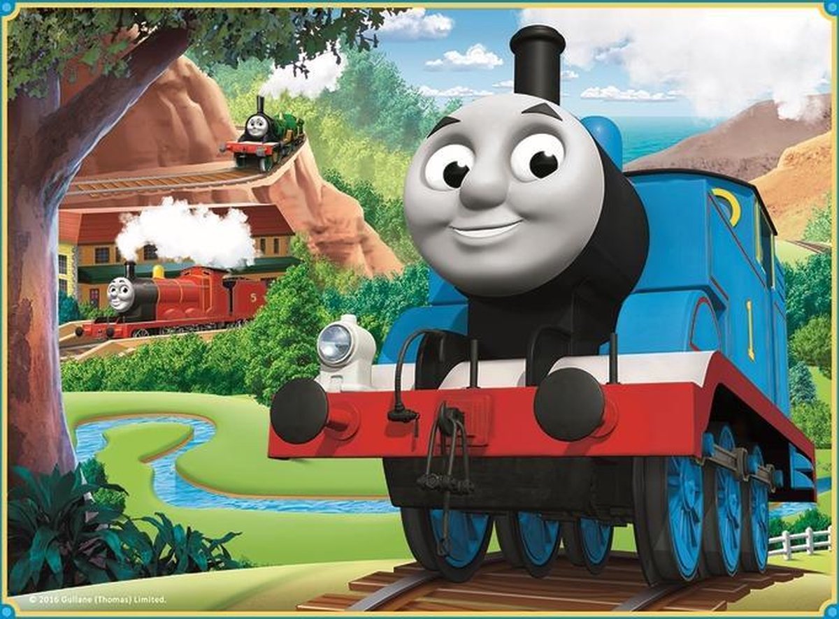 2 in 1 puzzel + geheugenspel - Thomas de Trein Legpuzzel | bol.com
