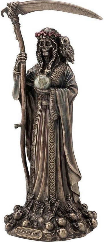 Nemesis Now Beeld/figuur Santa Muerte Bronskleurig | bol.com