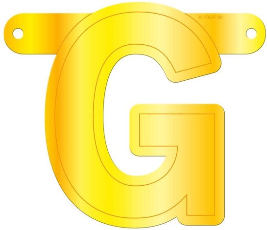 Letterslinger Letter G Geel 12,5cm | bol.com