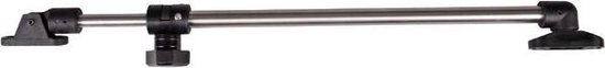Luikuitzetter rvs 340-590mm met knop | bol