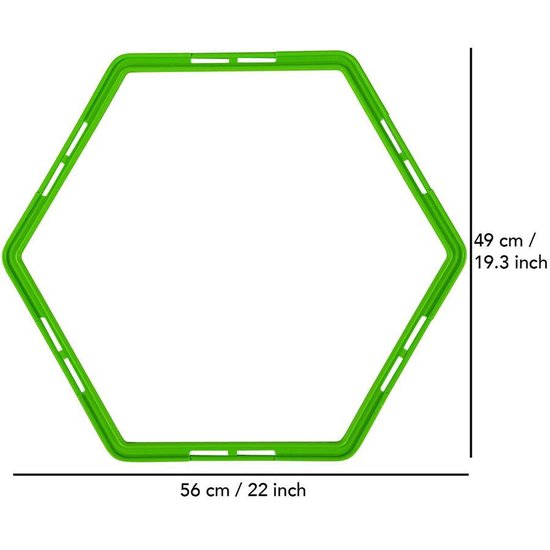 Tunturi Agility Grid - Speed ladder - Loopladder - Hexagon | bol.com