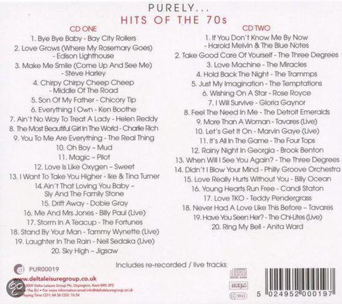 Purely Hits Of The 70 S, various artists | CD (album) | Muziek | bol