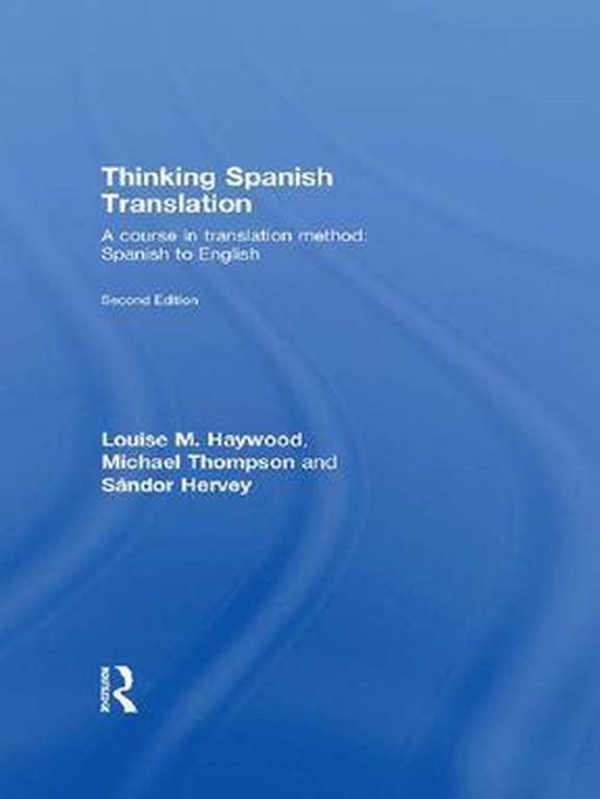 Thinking Translation - Thinking Spanish Translation (ebook), Louise ...