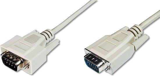Digitus VGA Aansluitkabel 3.00 m AK-310100-030-E Schroefbaar Grijs [1x ...