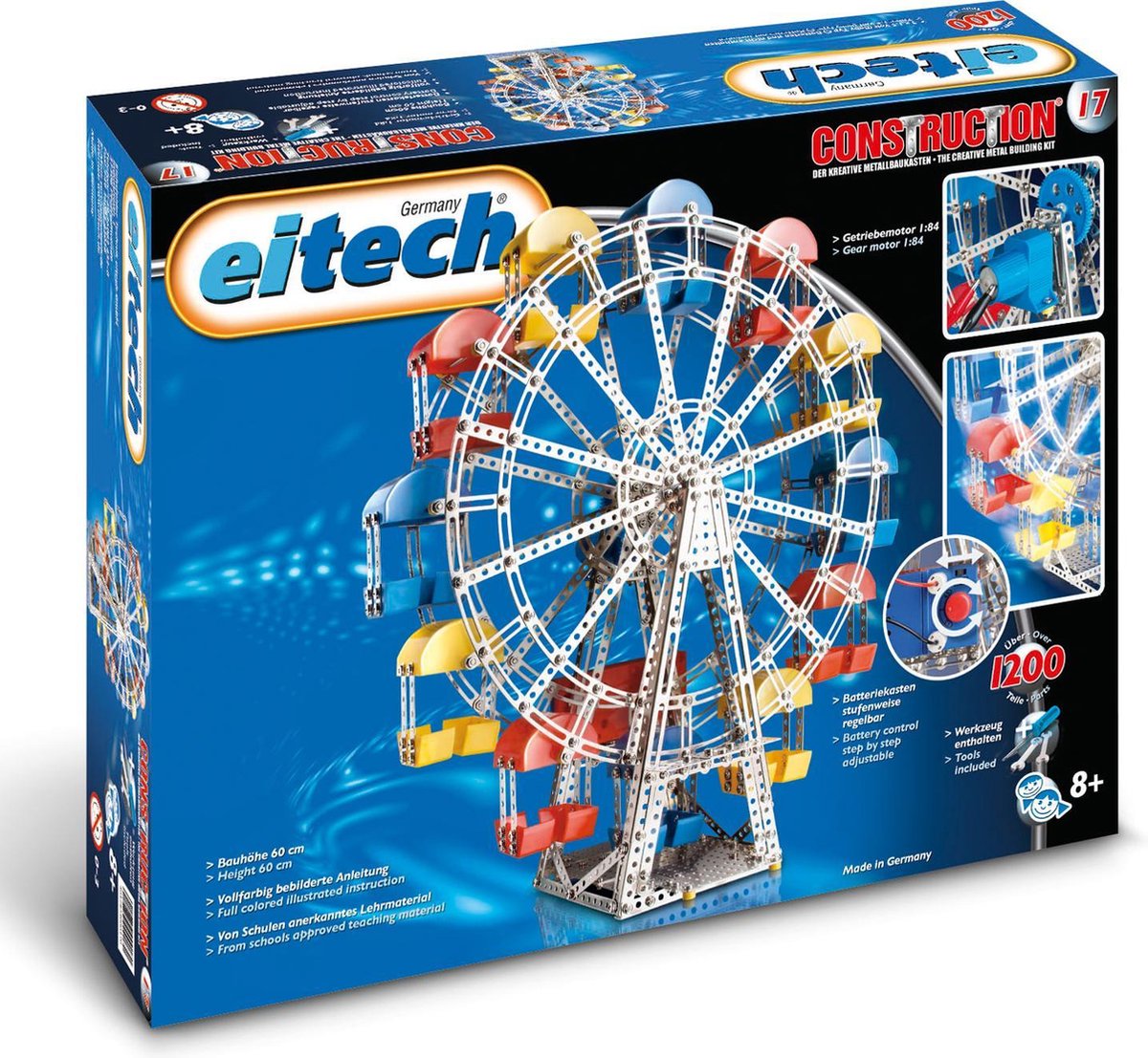 Eitech Bouwdoos - Metaal Reuzenrad met Motor | bol