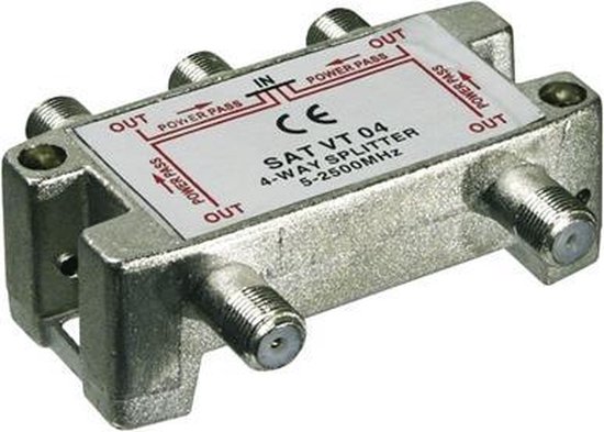 Goobay SAT verdeler, 4 stuk | bol