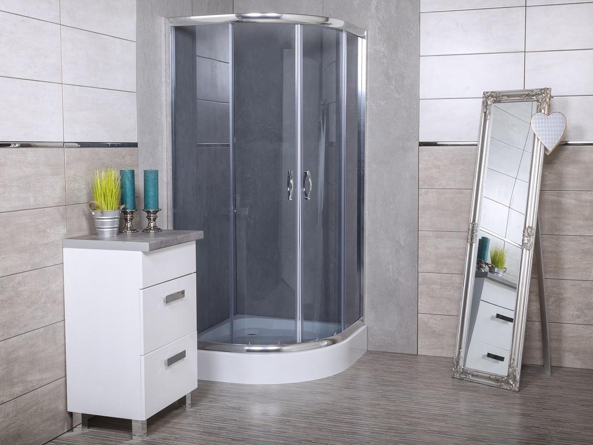 Cabine de douche Sanifun Artur 900 x 900 HT graphite | bol.com