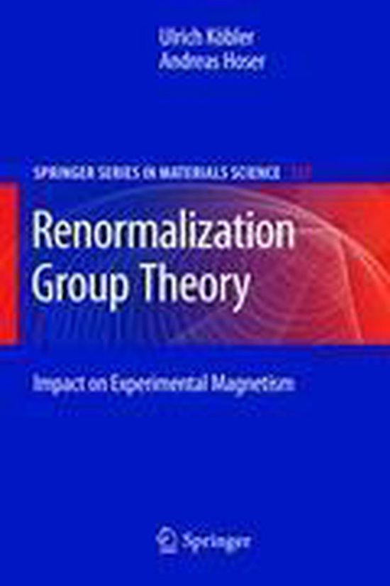 Renormalization Group Theory | 9783642024863 | Ulrich Köbler | Boeken ...