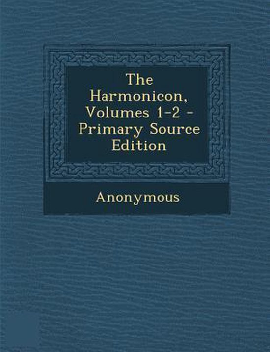 Harmonicon, Volumes 1-2 | 9781289776770 | Boeken | bol.com