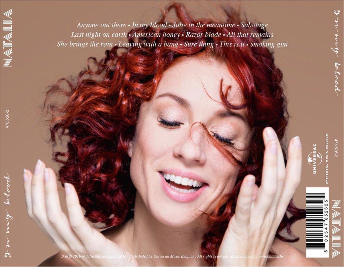 Natalia - In My Blood, Natalia | CD (album) | Muziek | bol.com