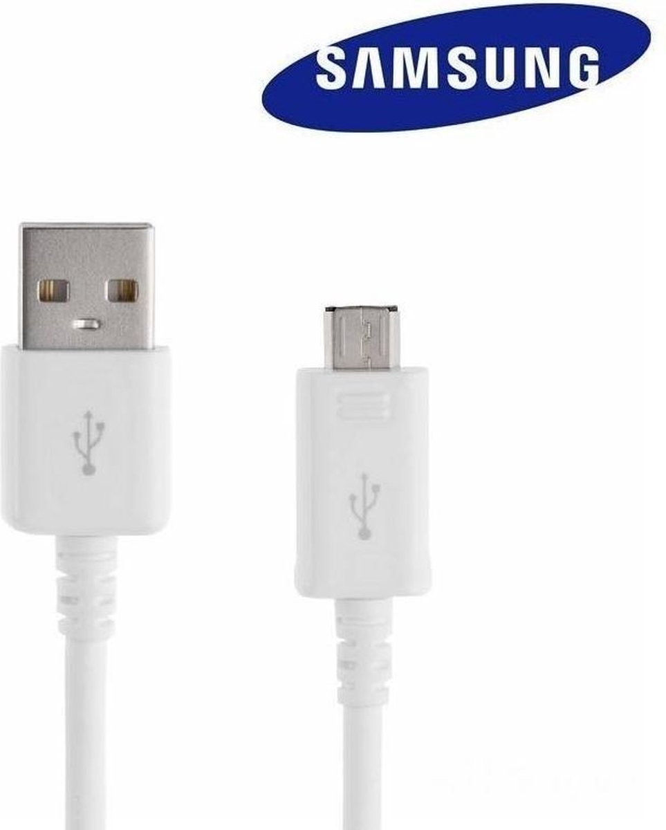 Samsung Micro USB 2.0 Originele kabel 1,2 meter - Wit | bol
