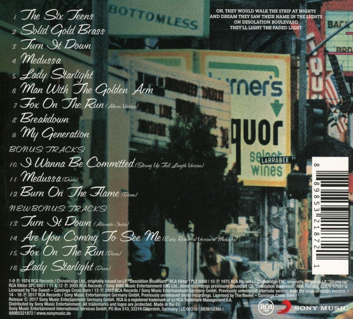 Desolation Boulevard, Sweet | Muziek | bol.com