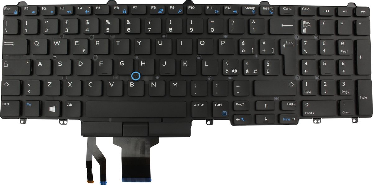 Dell 5YWV7 - QWERTY Italiaans - Laptop Toetsenbord (Inbouw) | bol.com