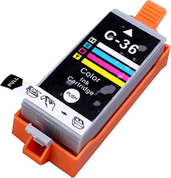 Ink Hero - 5 Colour - Inktcartridge / Alternatief voor de Canon CLI-36 ...