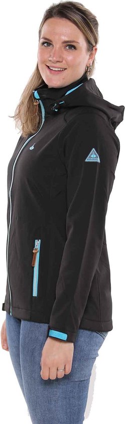 BJØRNSON Softshell Jas Zomer Dames Zwart - Maat 56 - SILJE | bol.com