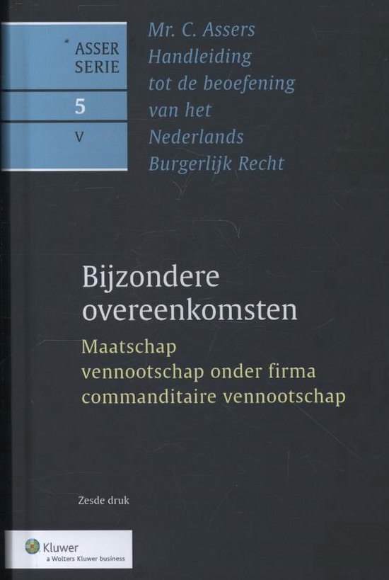 Asser-serie 5-V - Maatschap, vennootschap onder firma, commanditaire vennootschap |... | bol.com