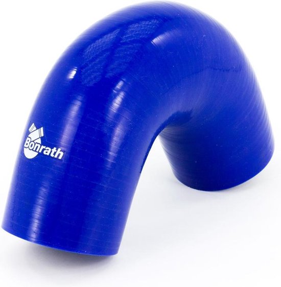 Bonrath Siliconen slang 135 graden bocht - Lengte:50mm - Ø63mm | bol