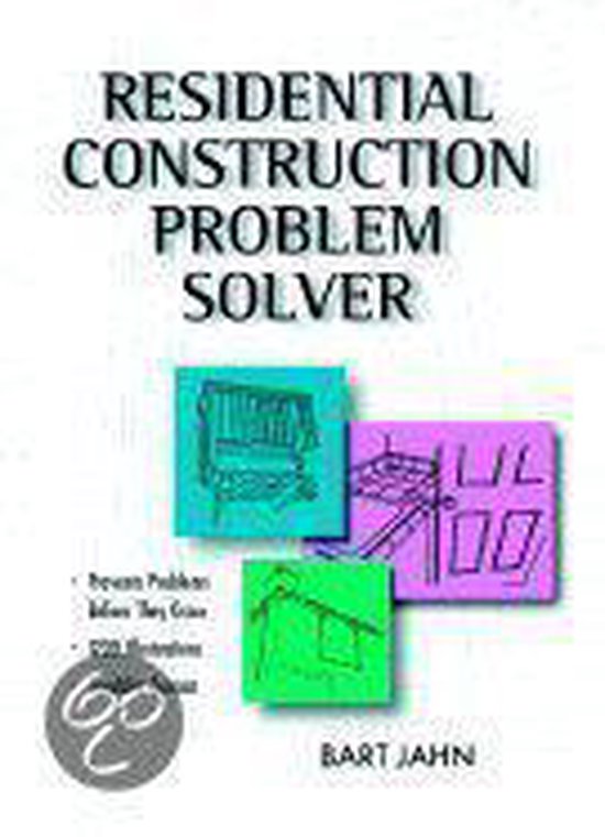 Residential Construction Problem Solver, Jahn Bart | 9780070329621 | Boeken | bol