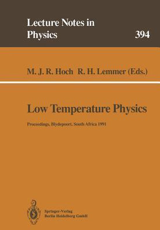 Low Temperature Physics | 9783662138090 | Boeken | bol