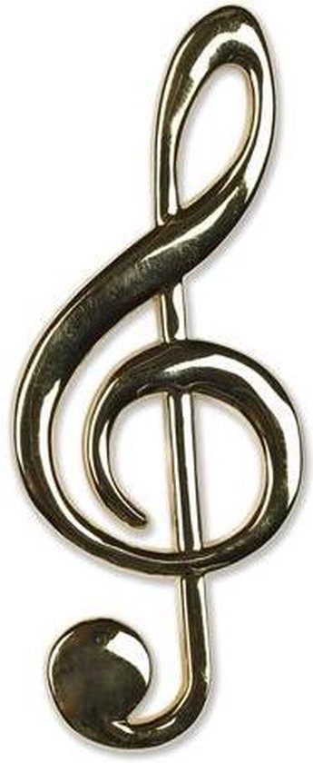 G-clef gold magnetic | bol.com