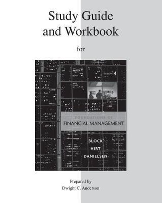Foundations of Financial Management, Study Guide and Workbook ...