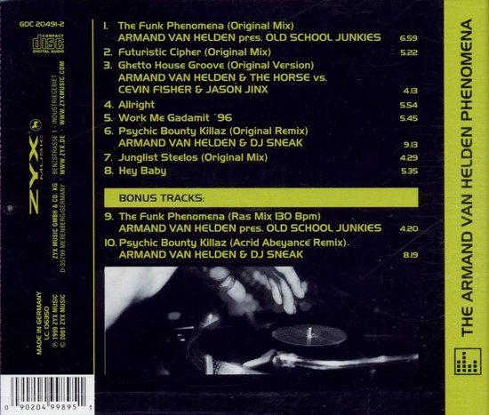 Armand Van Helden Phenome, Armand Van Helden | CD (album) | Muziek | bol.com