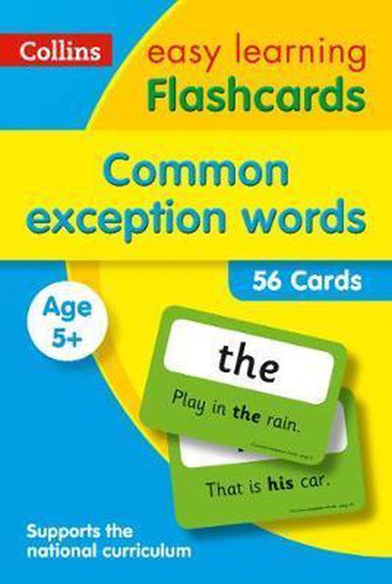 Common Exception Words Flashcards | bol