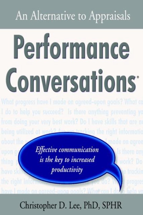 Performance Conversations | 9781587366055 | Christopher, D. Lee | Boeken | bol