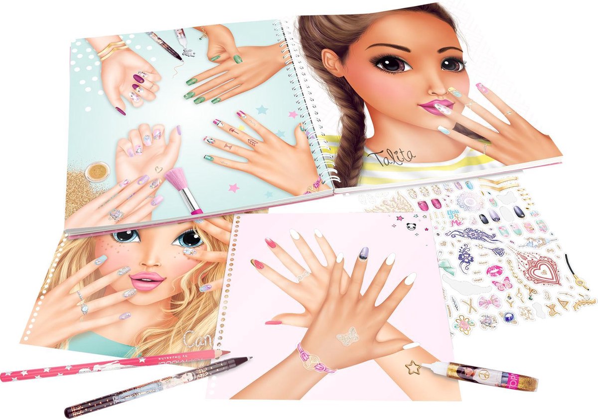 TOPModel hand & nagel designboek | bol.com