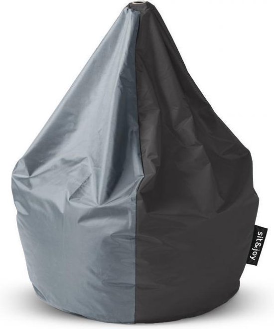 pouf sit & joy® Pera - Zwart | bol.com