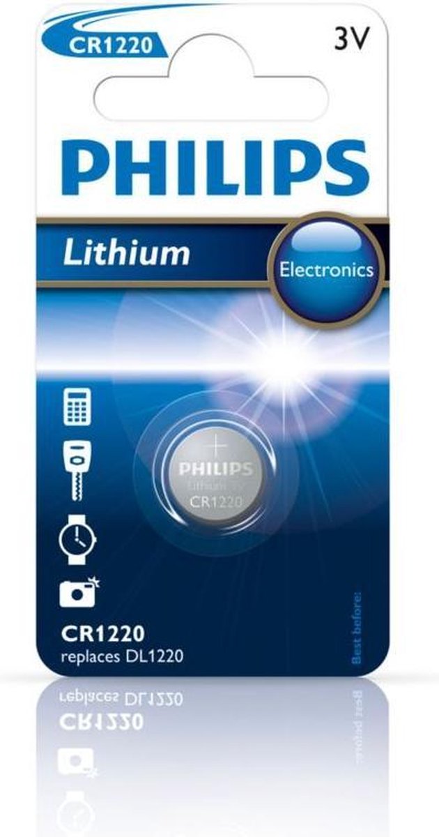 Philips CR1220/00B Minicel Lithium | bol.com
