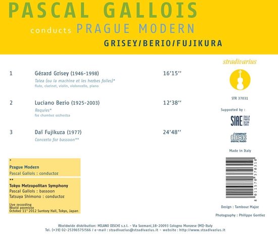 Pascal Gallois Conducts Prague Mode, Prague Modern | CD (album ...