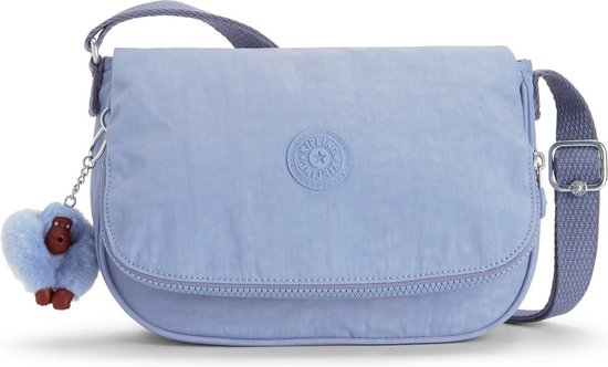 Kipling Earthbeat S Schoudertas - Timid Blue Combo | bol.com