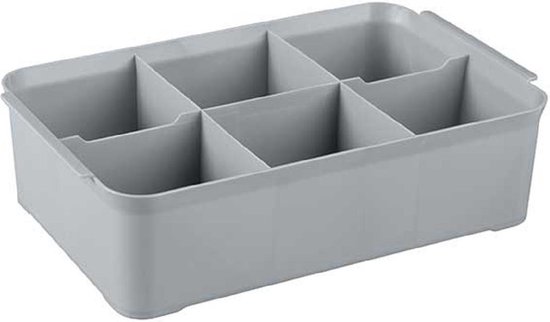 Handy Plus Tray Small Grijs 27.5x17.5x7.5cm - Voor 4-6-9l Box (set van ...