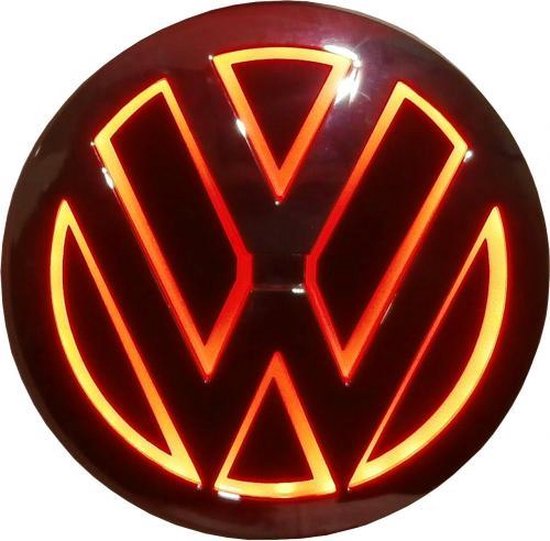 LED logo - Volkswagen - rood | bol