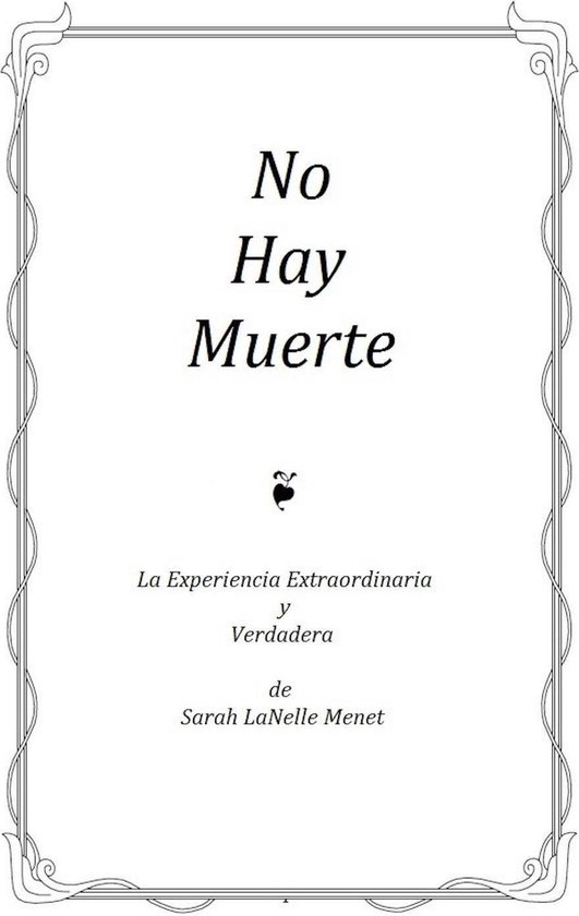No Hay Muerte (ebook), Sarah Lanelle Menet | 9781940498072 | Boeken ...