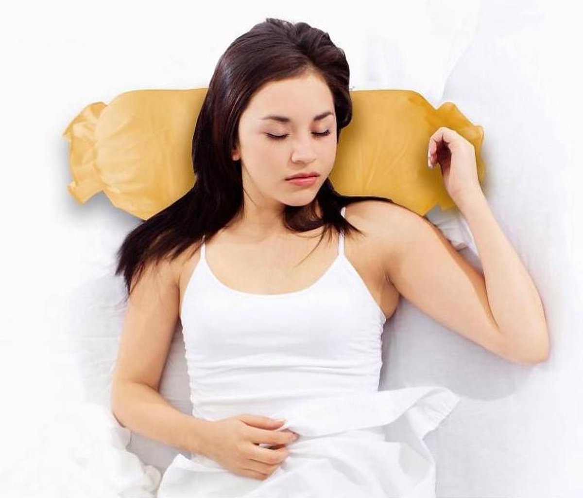 Rolkussen - Guling Neckroll - met sloop - zand | bol.com