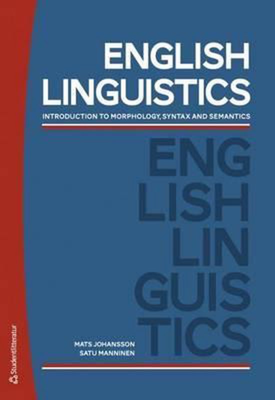 English Linguistics | 9789144053424 | Mats Johansson | Boeken | bol.com