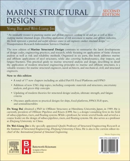 Marine Structural Design | 9780080999975 | Yong Bai | Boeken | bol.com