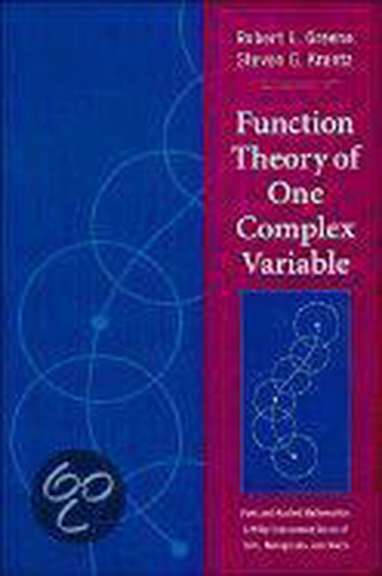 Function Theory of One Complex Variable | 9780471804680 | Robert E. Greene | Boeken | bol.com