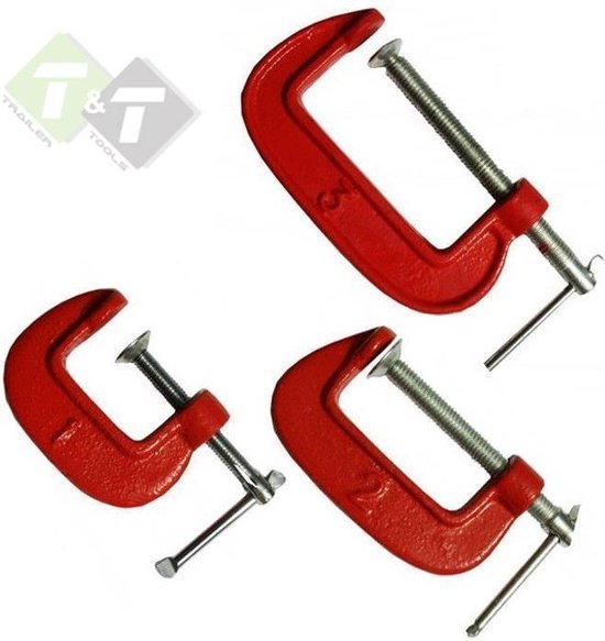 G-Klem set, Klem, Lijmklem, 3 delig | bol.com