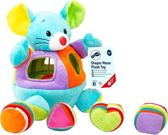 small foot - Shapes Mouse Plush Toy | bol.com
