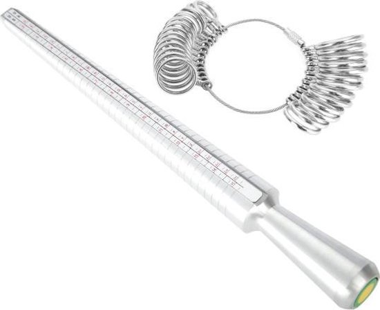 Ringmeter - Ringmaat - Ringvinger - Ring Diameter - Vinger Meter | bol
