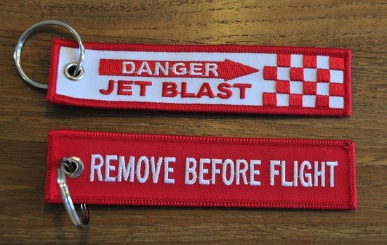 DANGER JET BLAST sleutelhanger | bol.com