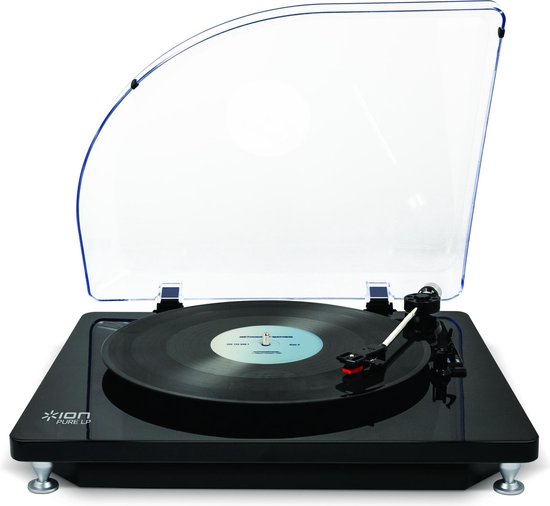 Ion Audio Pure LP - Platenspeler met usb - Zwart | bol