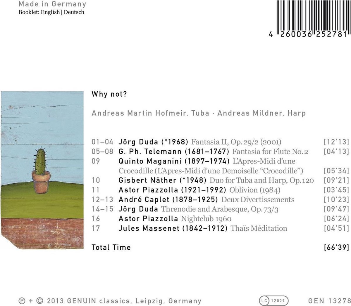 Why Not?, Andreas Mildner | CD (album) | Muziek | bol