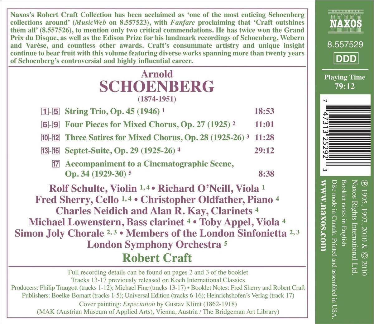 Schoenberg: String Trio Op.45, Lso | CD (album) | Muziek | bol.com
