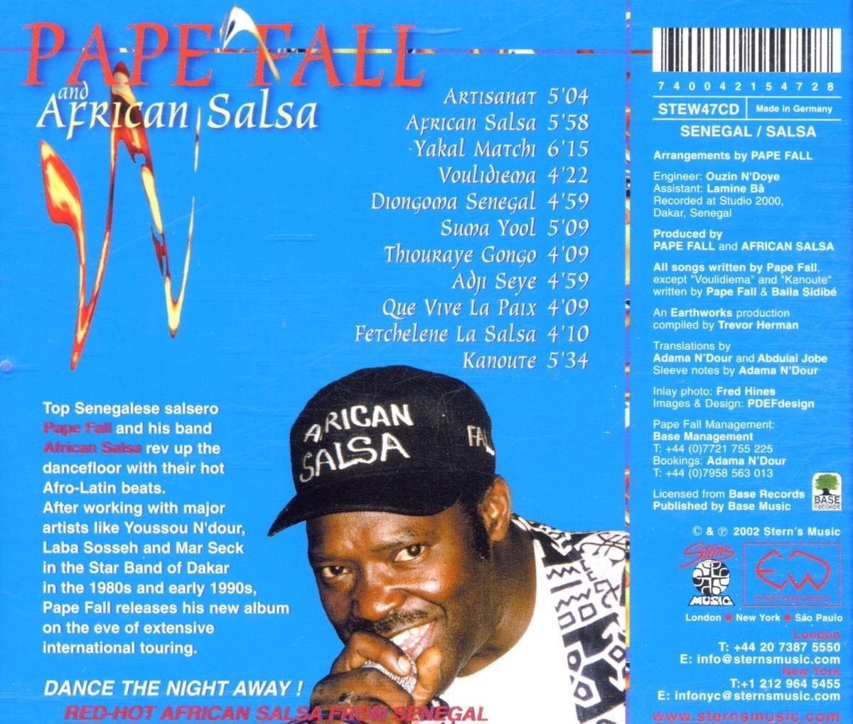 Pape Fall & African Salsa - Artisanat (CD), Fall & African Salsa Pape ...