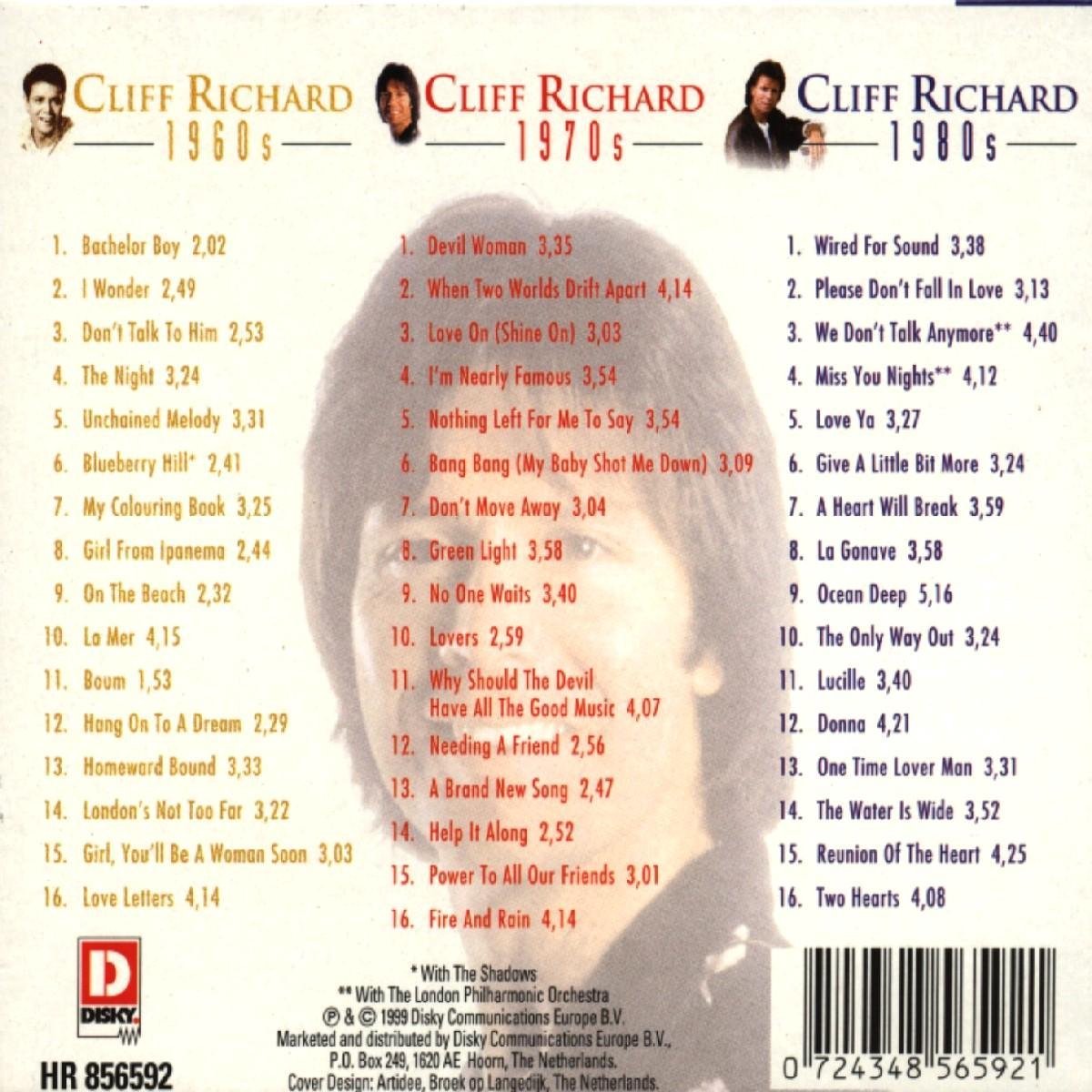 3cd Box, Cliff Richard | CD (album) | Muziek | bol.com