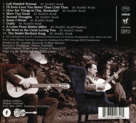 Songs Our Dad Wrote, Wilson Fairchild | CD (album) | Muziek | bol.com